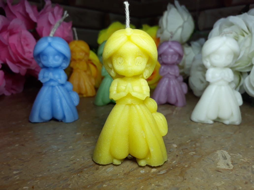 Princess Jasmine Doll Candle – Handcrafted Luxury Scented Decor